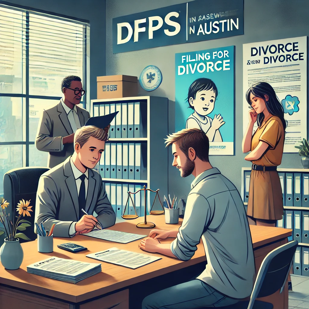 Filing for Divorce with an Open DFPS Case in Austin