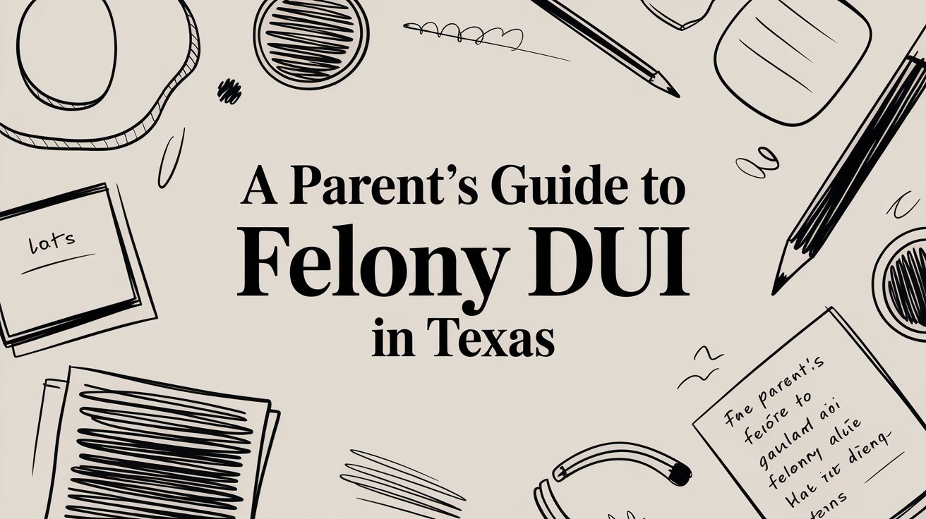 A Parent's Guide to Felony DUI in Texas