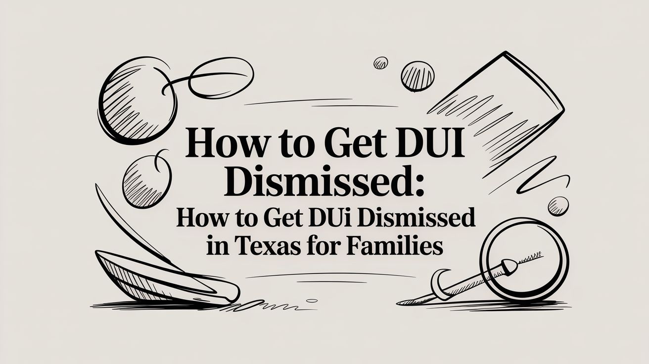 How to Get a DUI Dismissed: A Guide for Texas Families
