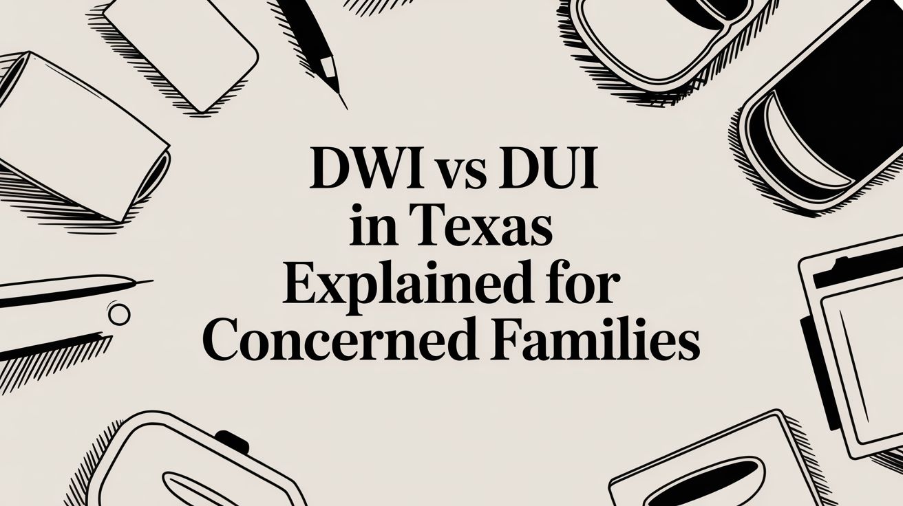 DWI vs DUI in Texas: What CPS-Involved Families Need to Know