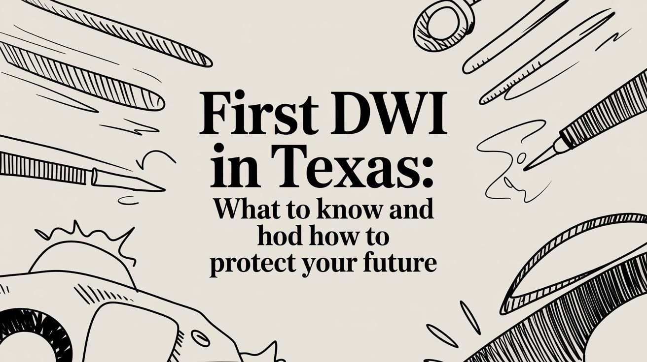 First DWI in Texas: A Parent's Guide to Protecting Your Family's Future