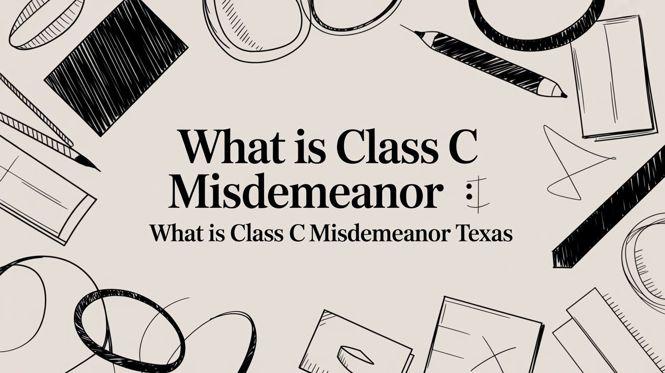 What Is a Class C Misdemeanor in Texas? Your Family's Guide
